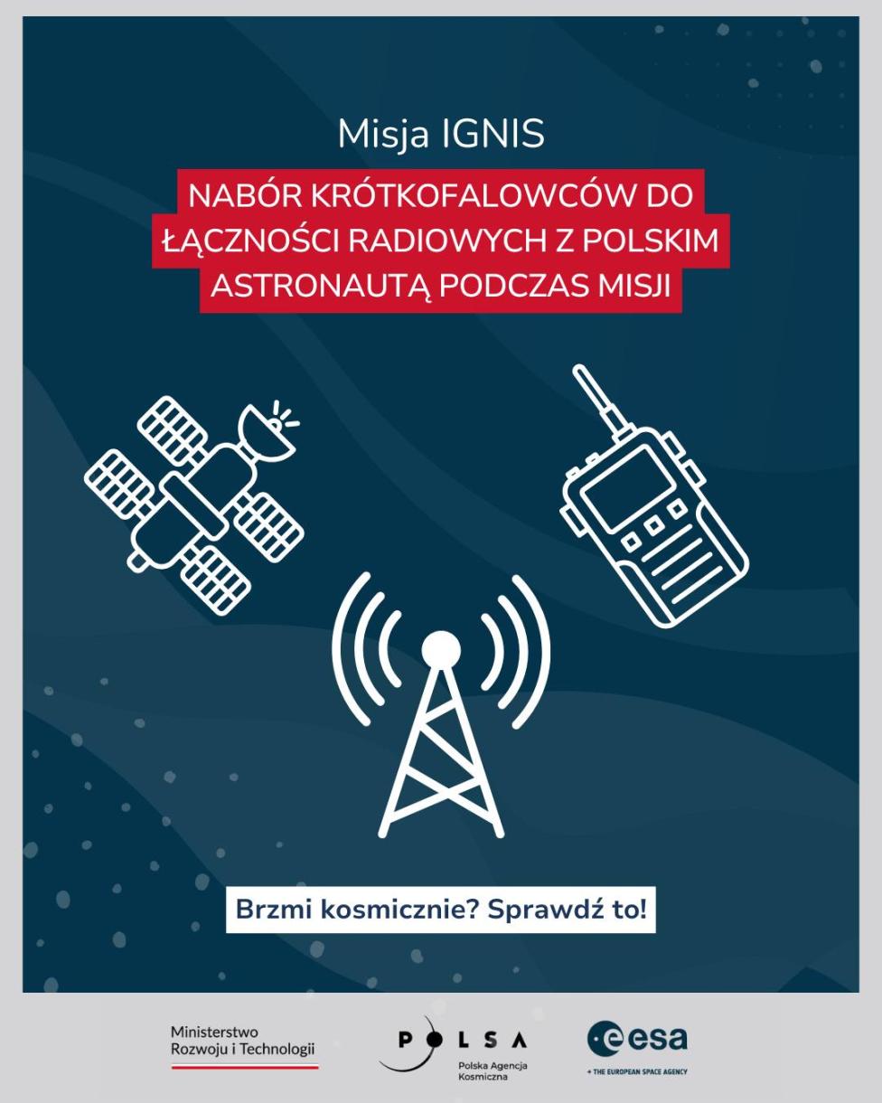 Nabór krótkofalowców do łączności radiowych z polskim astronautą podczas misji IGNIS | dlapilota.pl